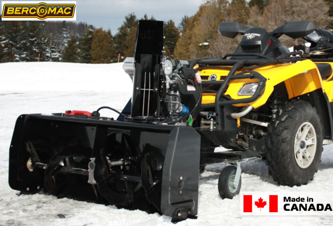BERCOMAC profesional snowblower 48" (122 cm) Vanguard engine 14HP ...