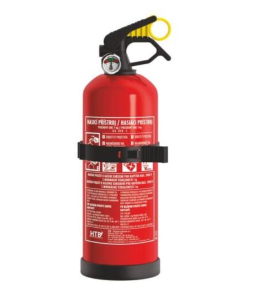 MINI PORTABLE FIRE EXTINGUISHER 1KG P1F/MP – parts4quads.eu