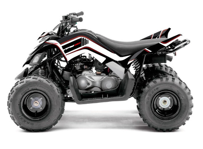 YAMAHA 90 RAPTOR ATV CORPORATE GRAPHIC KIT BLACK – parts4quads.eu