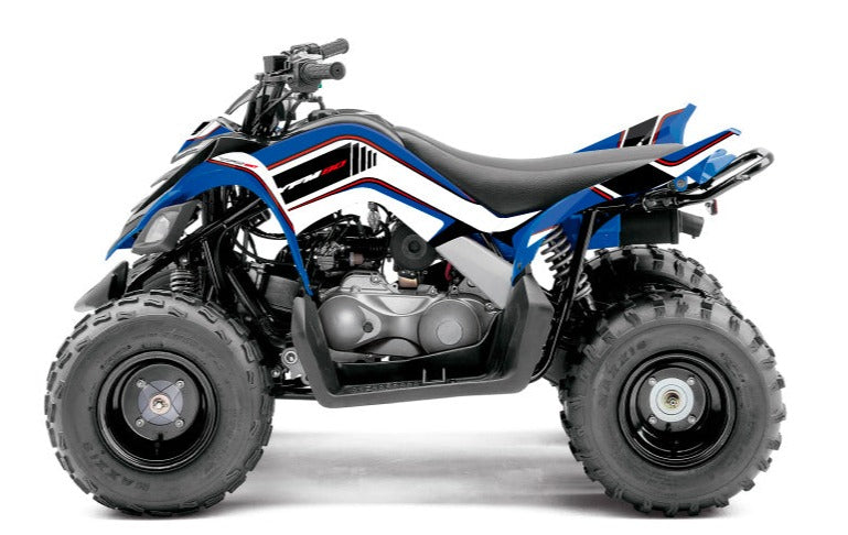 YAMAHA 90 RAPTOR ATV CORPORATE GRAPHIC KIT BLUE – parts4quads.eu