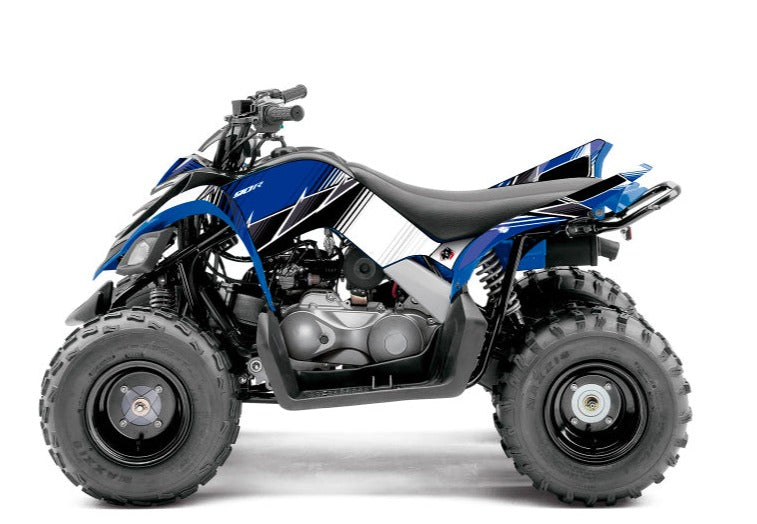 YAMAHA 90 RAPTOR ATV STRIPE GRAPHIC KIT BLUE – parts4quads.eu