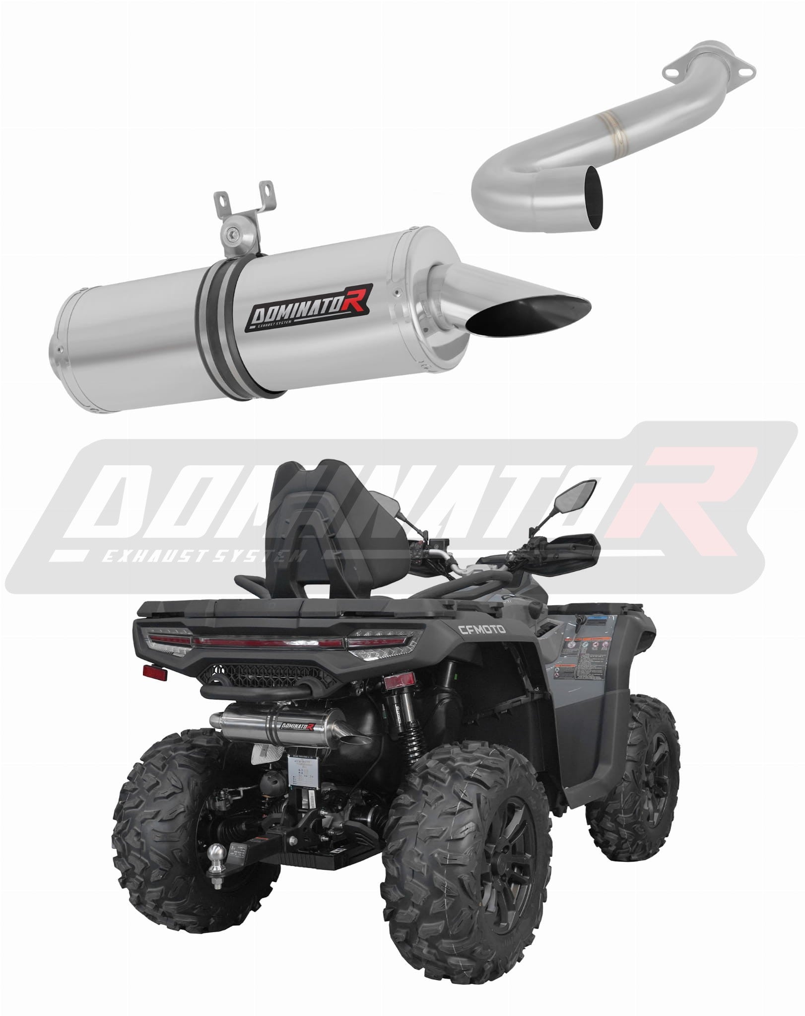 DOMINATOR EXHAUST SYSTEM CFMOTO CFORCE 850 Touring 2024 GEN3 + DB KILL ...